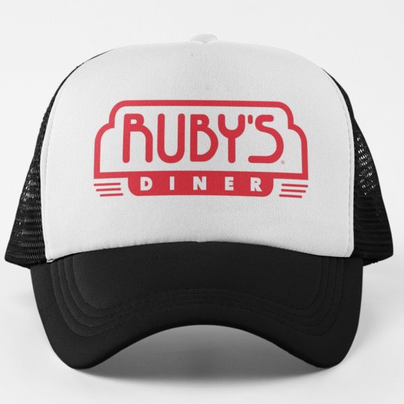 Accessories | New Rubys Diner Foam Trucker Mesh Snapback Hat 2tone ...